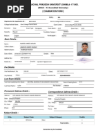 Degree Application Form in Absentia | PDF