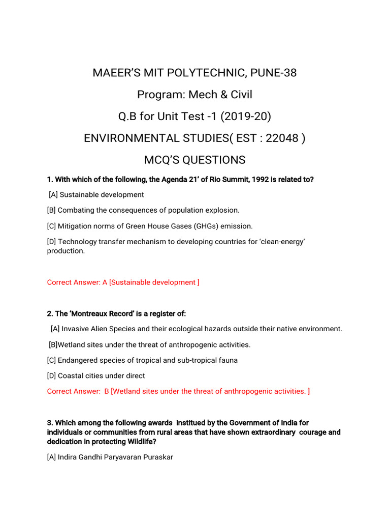 Est MCQ 2 | PDF