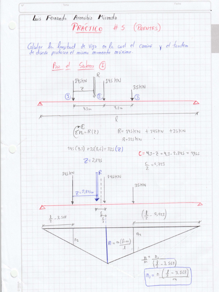Práct Nº5 (PUENTES) Luis Arancibia | PDF