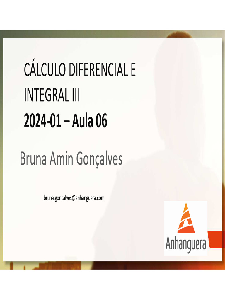 Aula 5-Integral de Campo Vetorial | PDF | Métodos e Materiais de Ensino