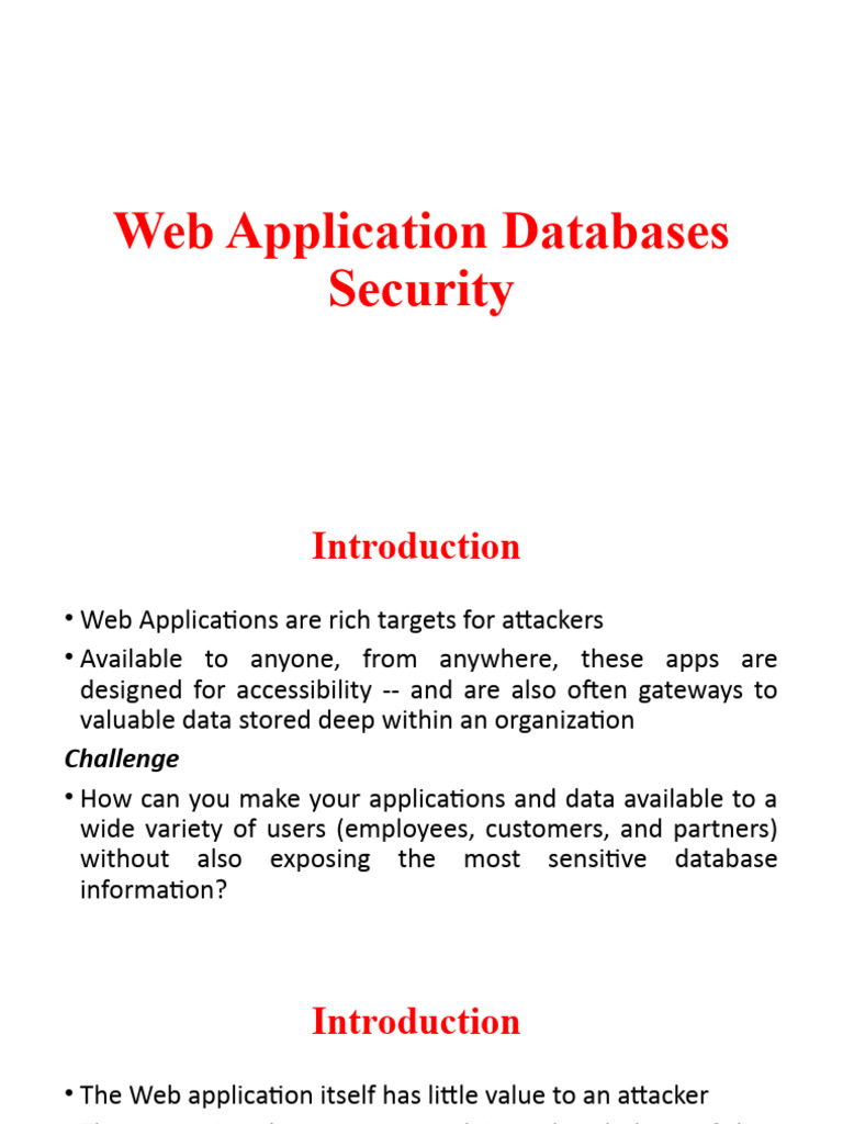ITT 07404 - Presentation 6 | PDF | Computer Security | Security