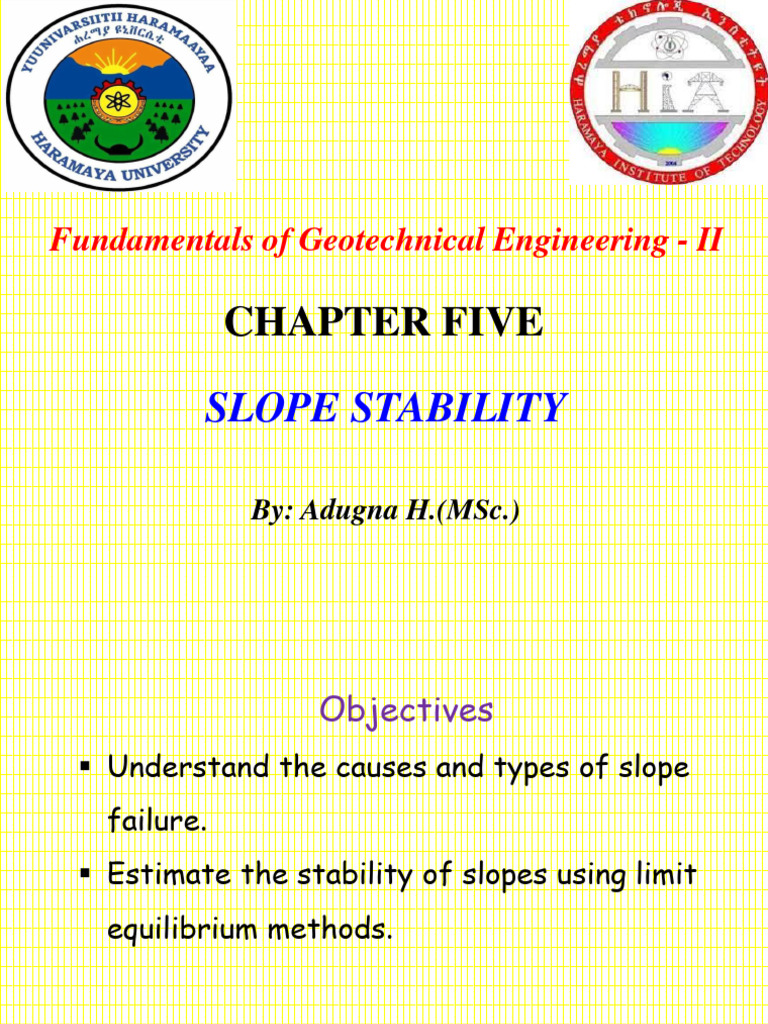 Chapter 5 - Slope Stability | PDF | Landslide | Soil Mechanics