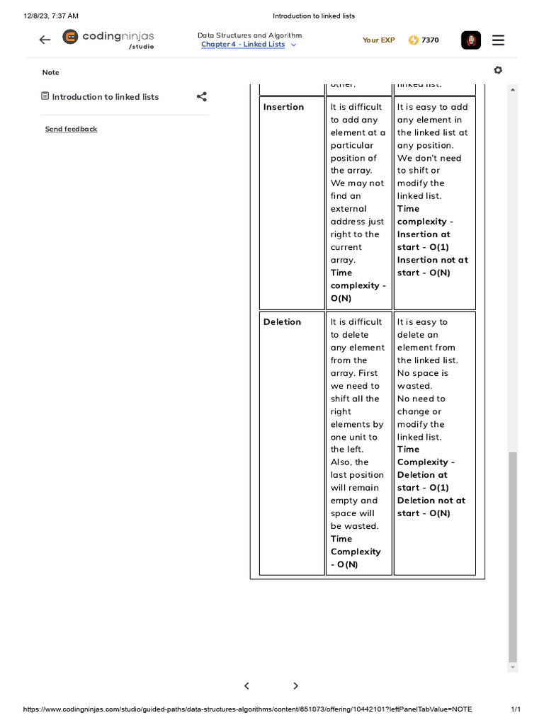 Introduction To Linked Lists 4 | PDF | Data | Algorithms And Data ... Introduction To Linked Lists 4 | PDF | Data | Algorithms And Data ...