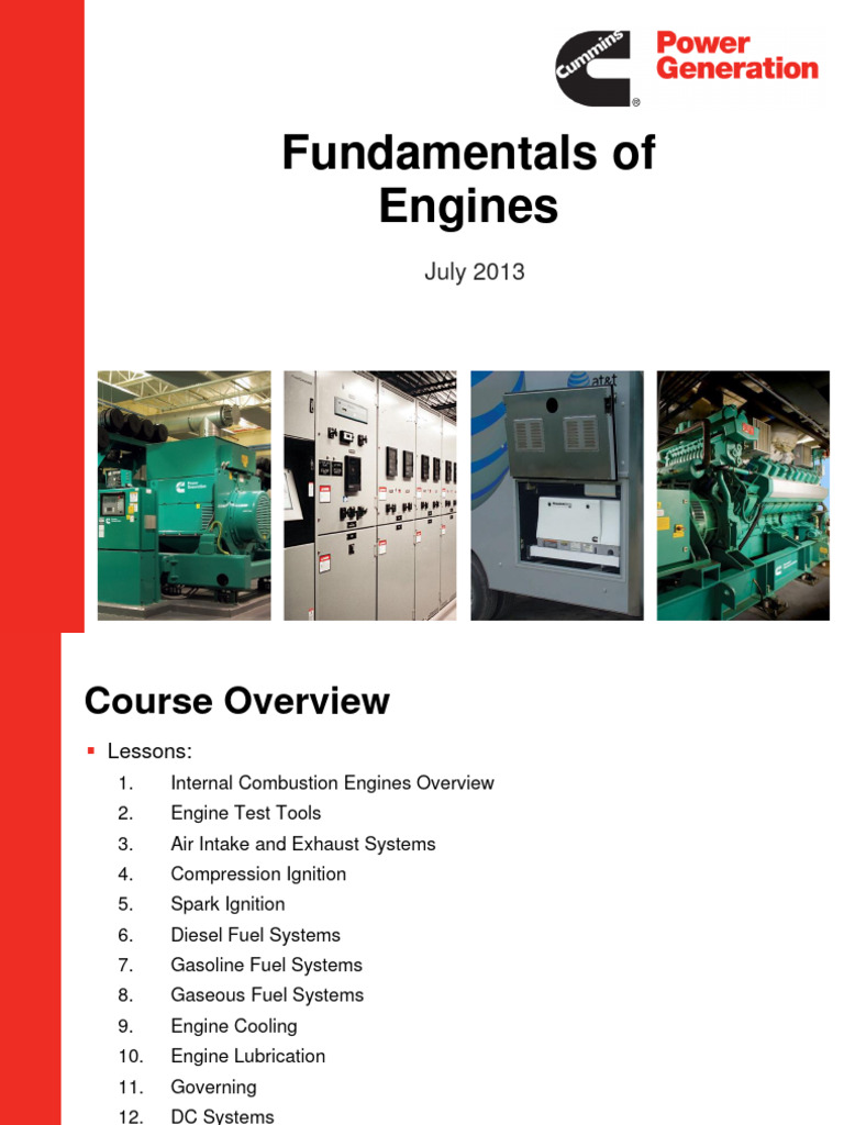 Fundamentals of Engines | PDF | Internal Combustion Engine | Carburetor