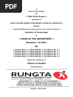 Project Completion Report (Template) | PDF