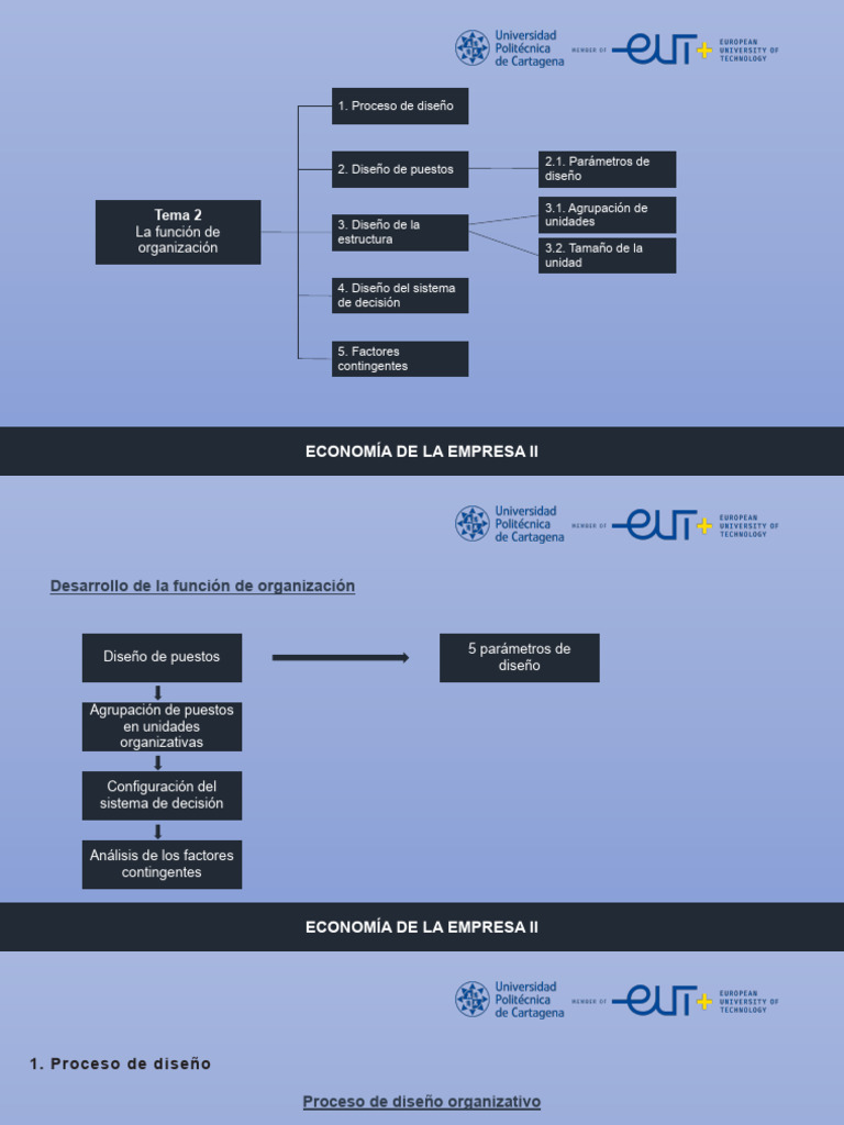 Tema 2. La Funciã N de Organizaciã N | PDF | Negocios económicos | Business