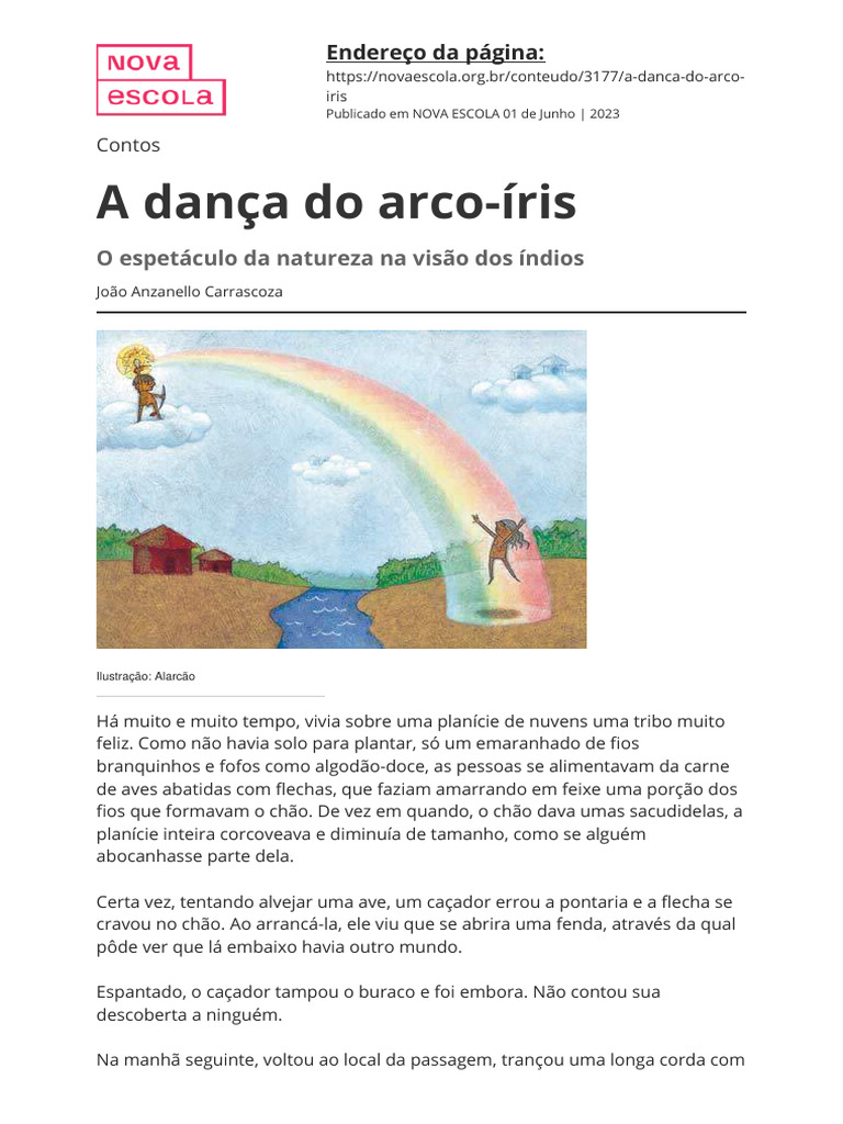 A Danca Do Arco Iris Pdf Caça Arco íris