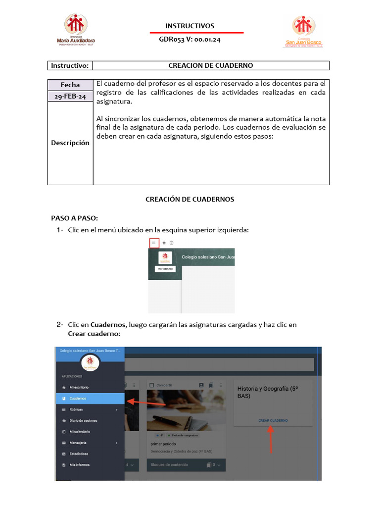 Instructivo - Manual Básico Cuaderno Esemtia | PDF | Cuaderno