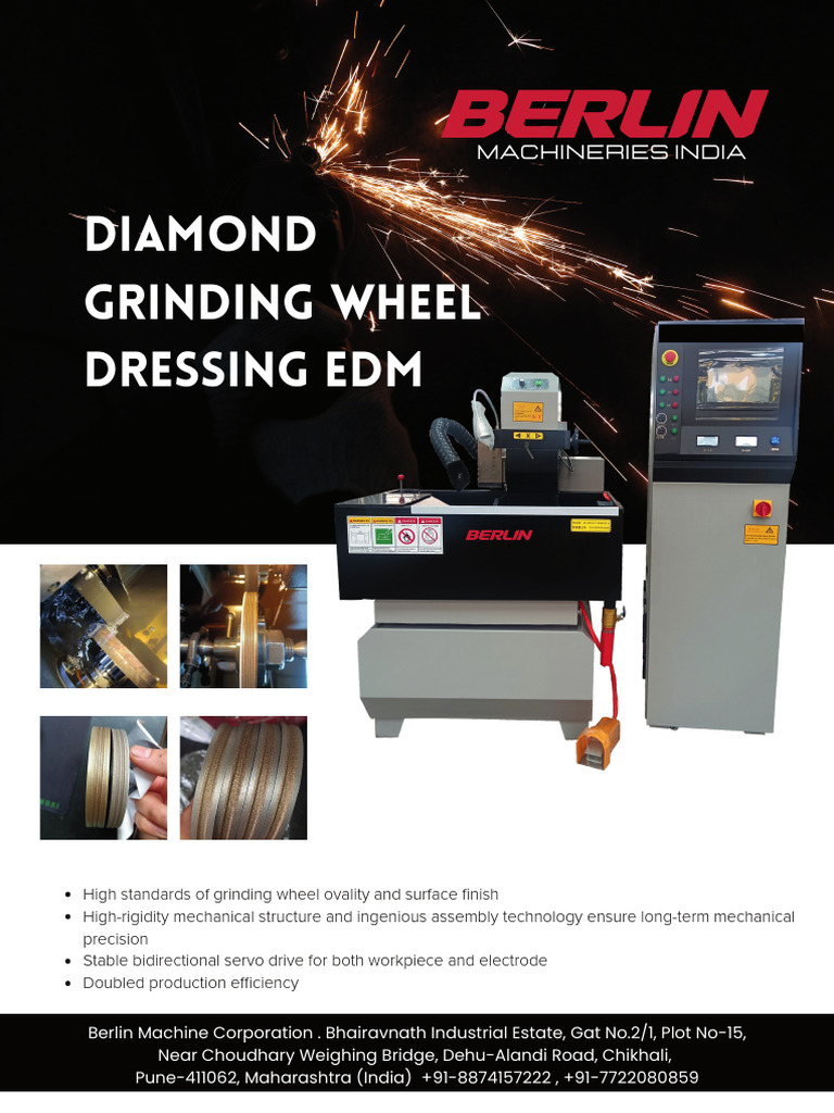 Grinding Wheel Dressing Edm | PDF | Grinding (Abrasive Cutting ...