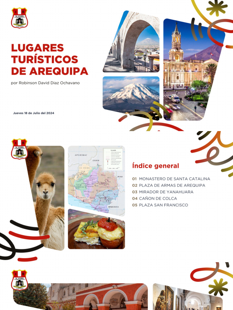 Lugares Turisticos de Arequipa | PDF