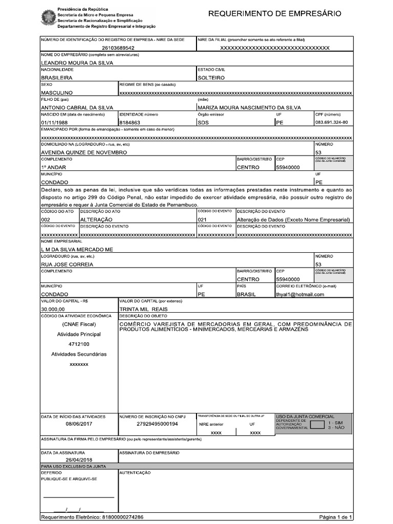 Requerimento 26 04 2018 | PDF