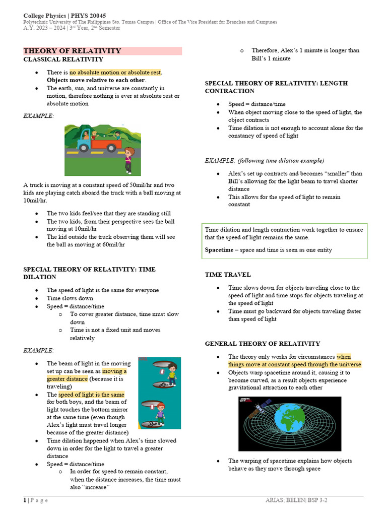 Theory of Relativity & Quantum Mechanics | PDF | General Relativity ...