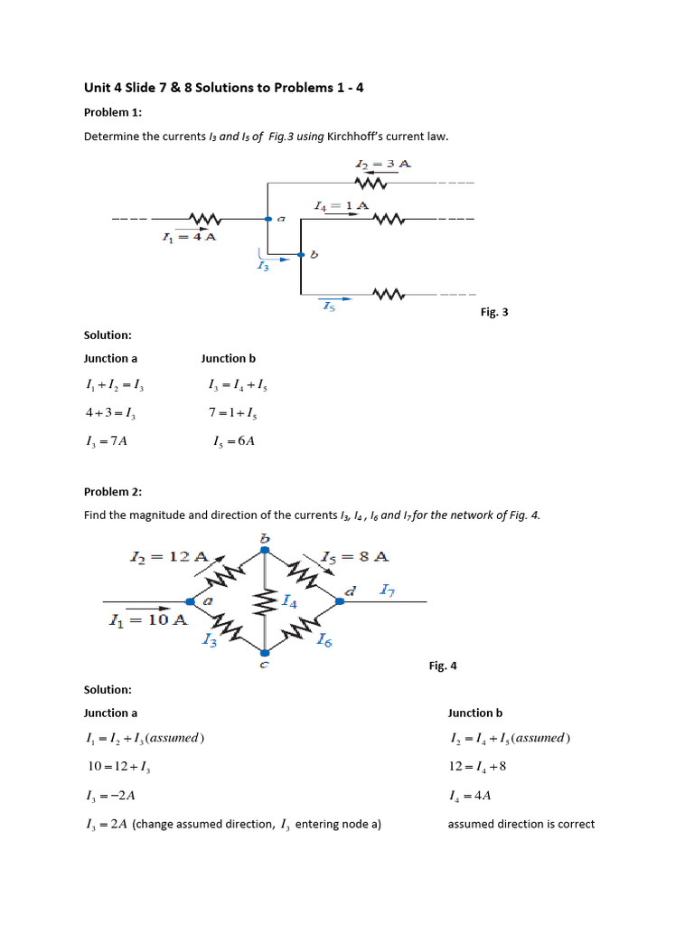 Solutions To Unit 4 Part 1 - Slide 7 and 8 | PDF