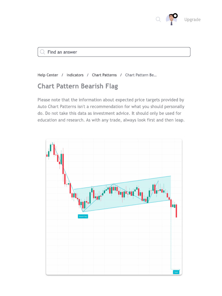 Chart Pattern Bearish Flag | PDF