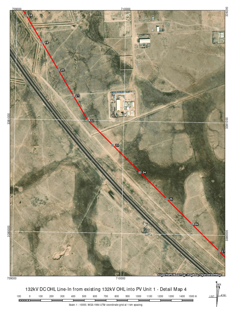 Engineers' 132kV Line Map | PDF