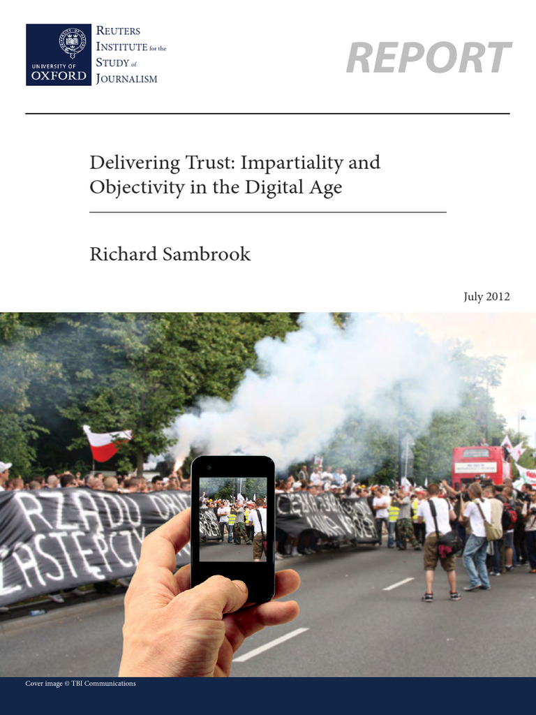 Delivering Trust Impartiality and Objectivity in A Digital Age | PDF ...