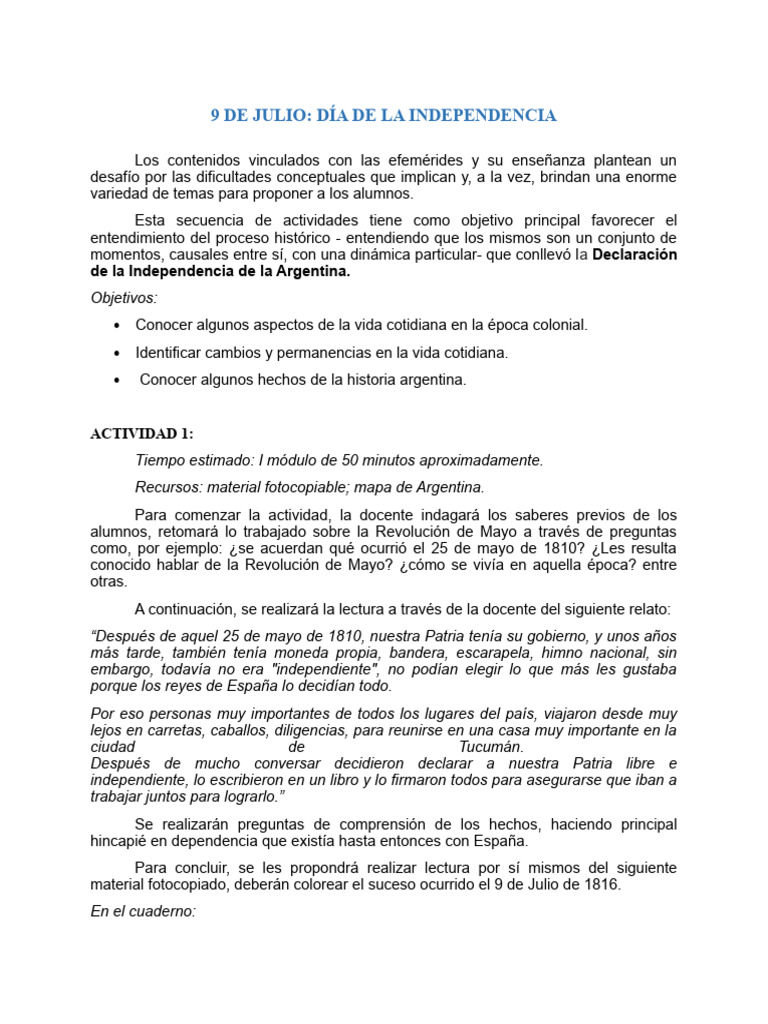 Día de la Independencia (1) | PDF