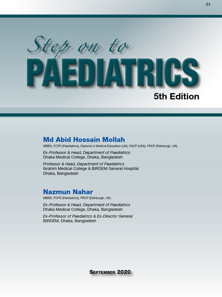 Step On To Paediatrics by MD Abid Hossain Mollah 5th Edition | PDF | Kidney Disease | Medical ...