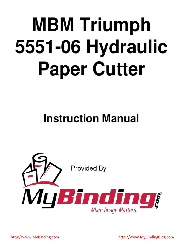 mbm-triumph-5551-06-manual-(9 step) | PDF