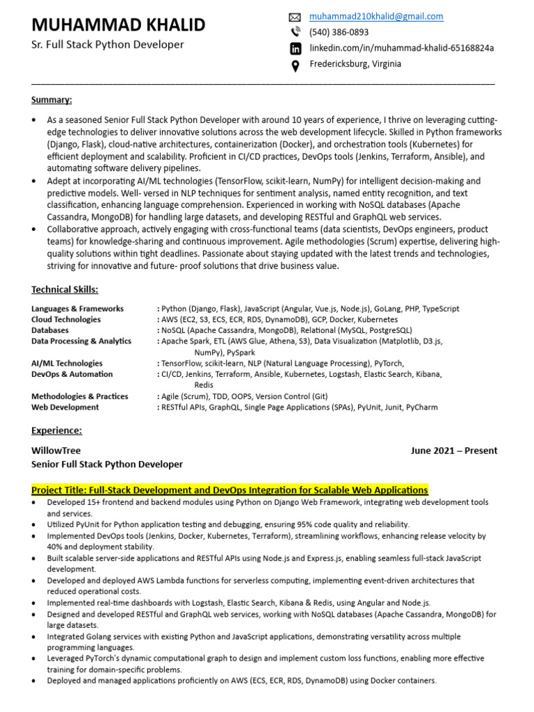 Muhammad Khalid 10 Years Python | PDF | My Sql | Python (Programming Language)