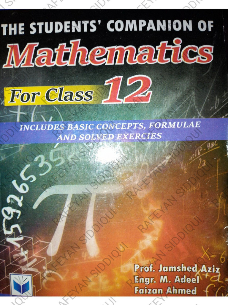 Xii-Maths Chap#09 (Parabola, Ellipse and Hyperbola) Notes by Rafeyan ...