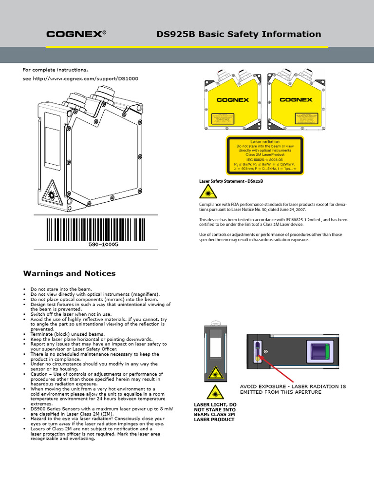 DS925B Basic Safety Insert | PDF | Computer Engineering | Computing