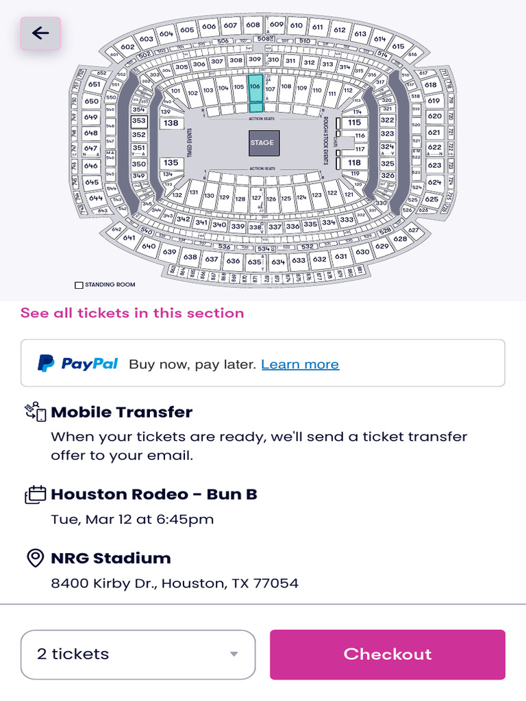 Houston Rodeo Houston Tickets - NRG Stadium - 03122024 Vivid Seats ...