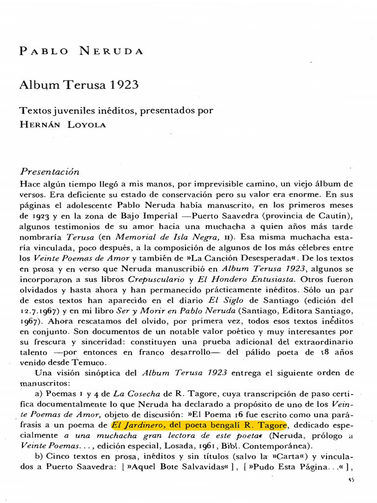 Álbum Teresa 1923 (Terusa) | PDF