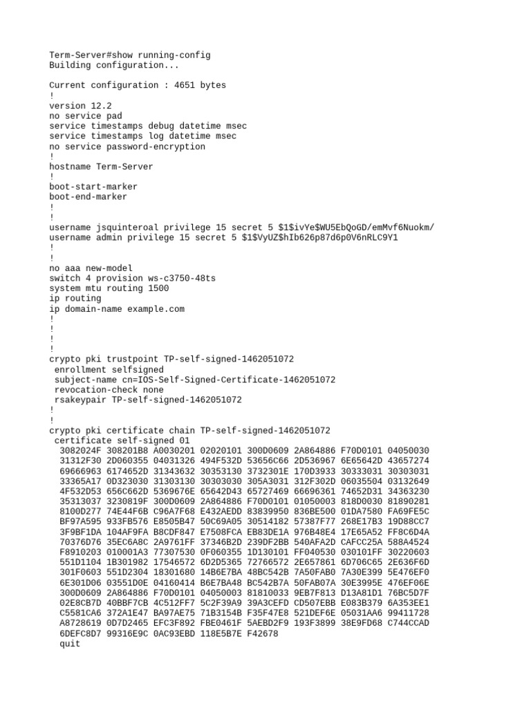 Plantilla Term Server | PDF | Data Transmission | Internet
