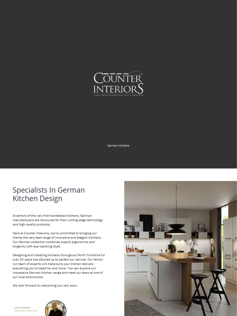 German Kitchens Nolte Brochures | PDF | Kitchen