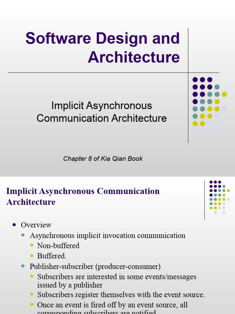 Lecture 9 - SDaA | PDF | Computer Architecture | Computer Networking