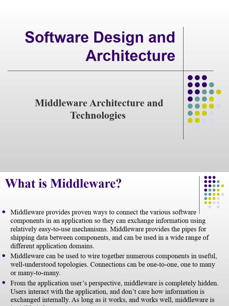 Lecture 14 - SDaA | PDF | Common Object Request Broker Architecture | Distributed Computing ...