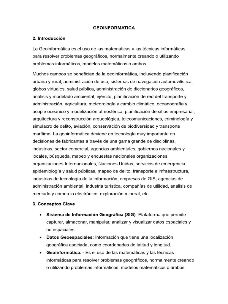 Tema 6 - Geoinformatica - Choque Martinez Denilson | PDF | Sistema de ...