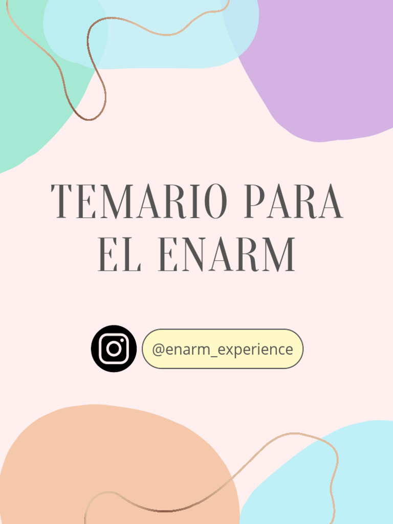 Temario Completo para el ENARM 2023 | PDF | Hepatitis | Diabetes