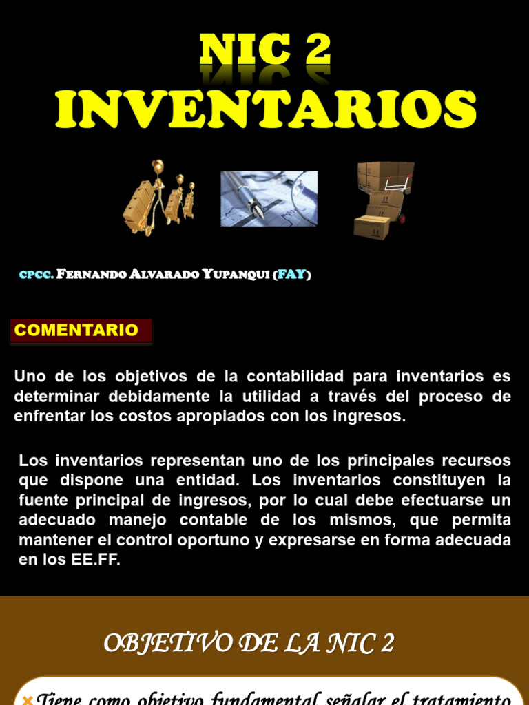 Nic 2 - Parte 1 | PDF | Contabilidad | Costo