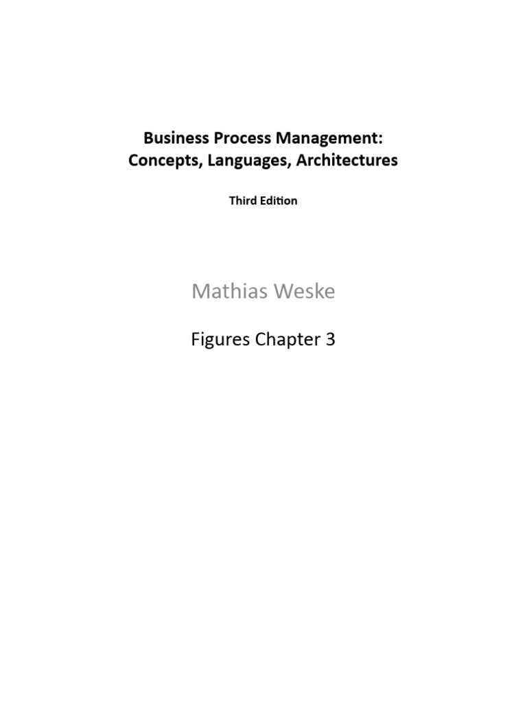 BPM Book 3rd ch3 | PDF