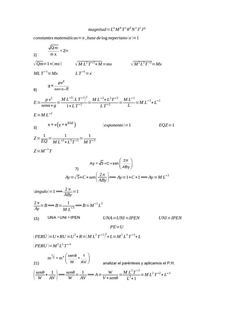 Magnitud | PDF | Fenomeno fisico | Cantidad