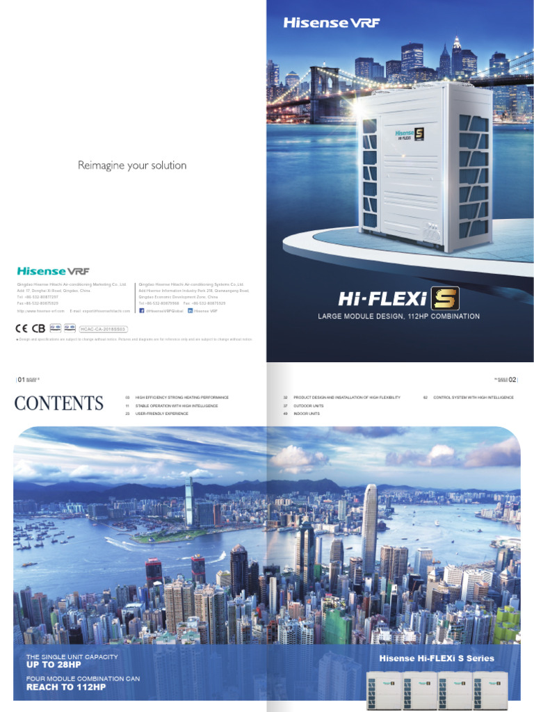 Hisense VRF | PDF | Air Conditioning | Heat Exchanger