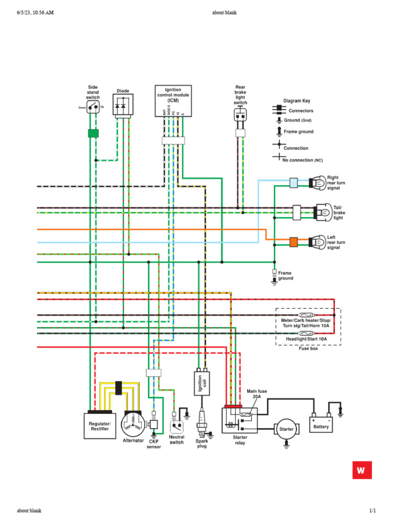 crf230l Wiring Diagram2 | PDF
