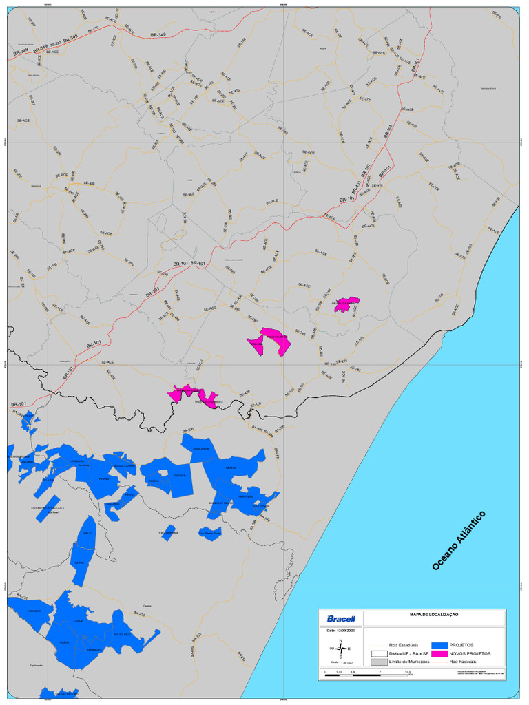 2022 09 13 Mapa Localizacao SE | PDF