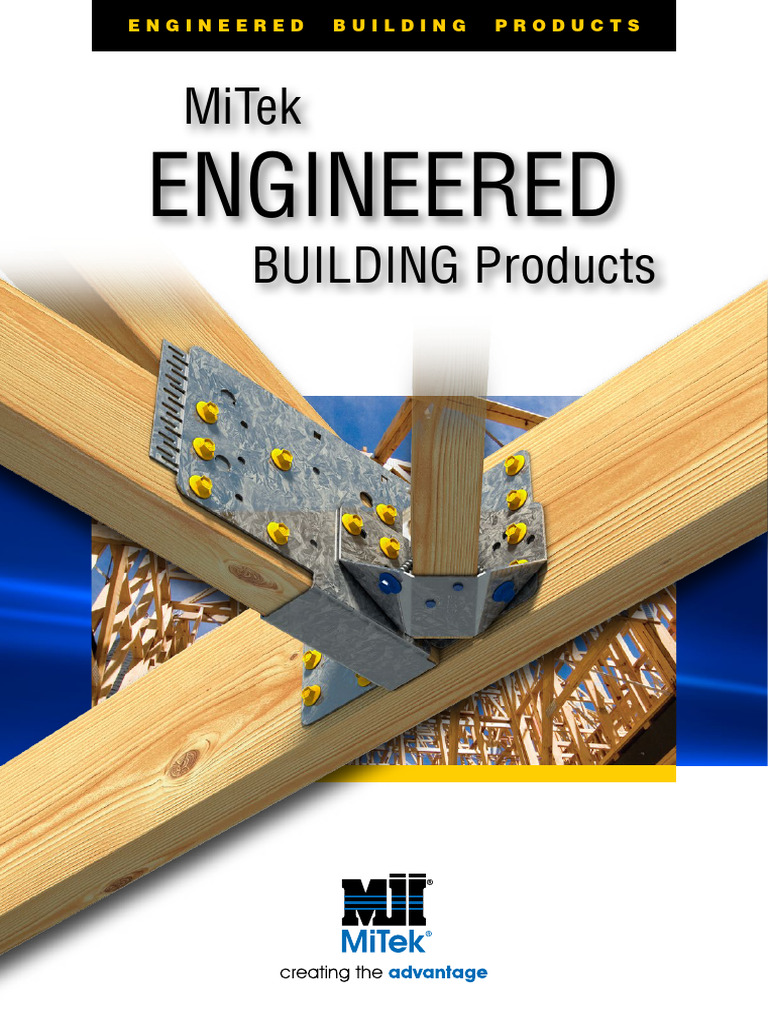 MiTek Engineered Building Products | PDF | Framing (Construction) | Truss