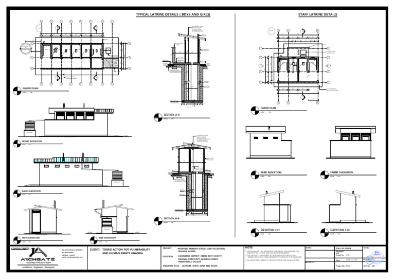 Typical Pit Latrine Designs in Uganda | PDF | Architectural Design ...
