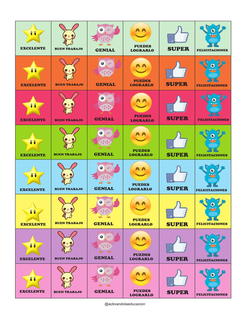 Stickers para Corrección | PDF