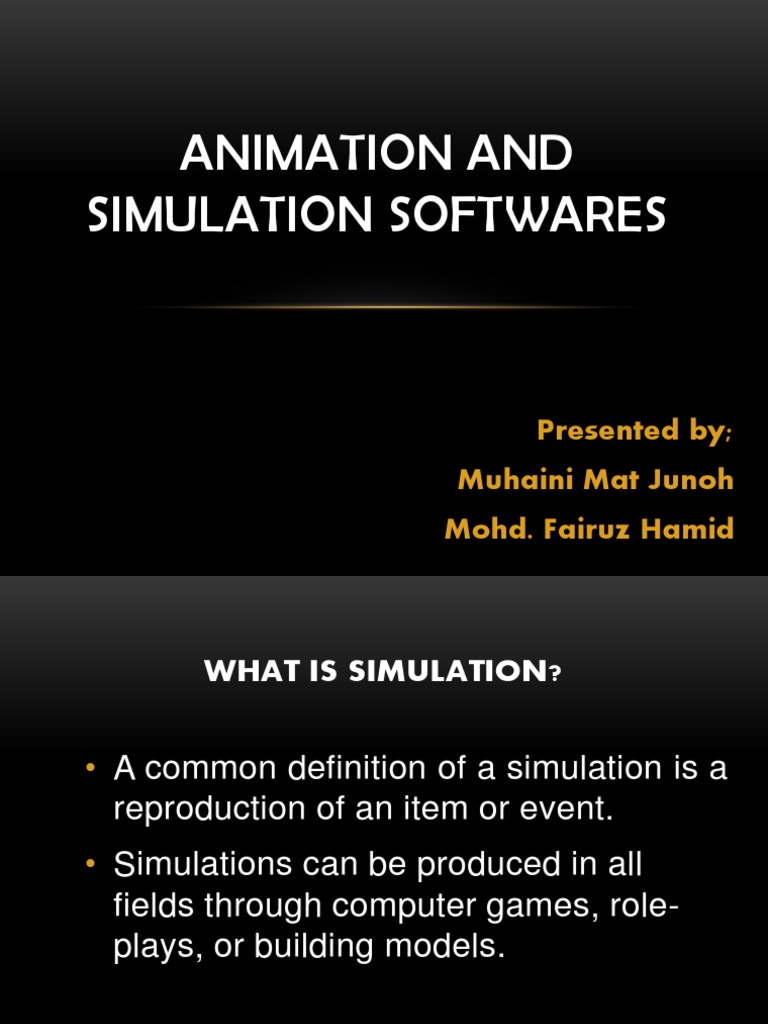 Animation and Simulation Softwares | PDF | Simulation | Cognition