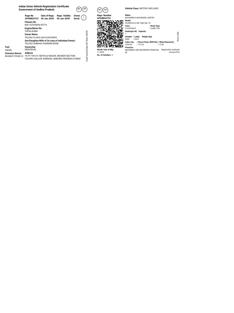 Vahan - Parivahan.gov - in Vahanservice Vahan Ui Onlineservice Form ...