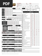 Ficha D&D 3 (Ficha Monge) | PDF