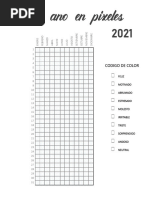 Mi Ano en Pixeles Varios Modelos Byn y Color | PDF