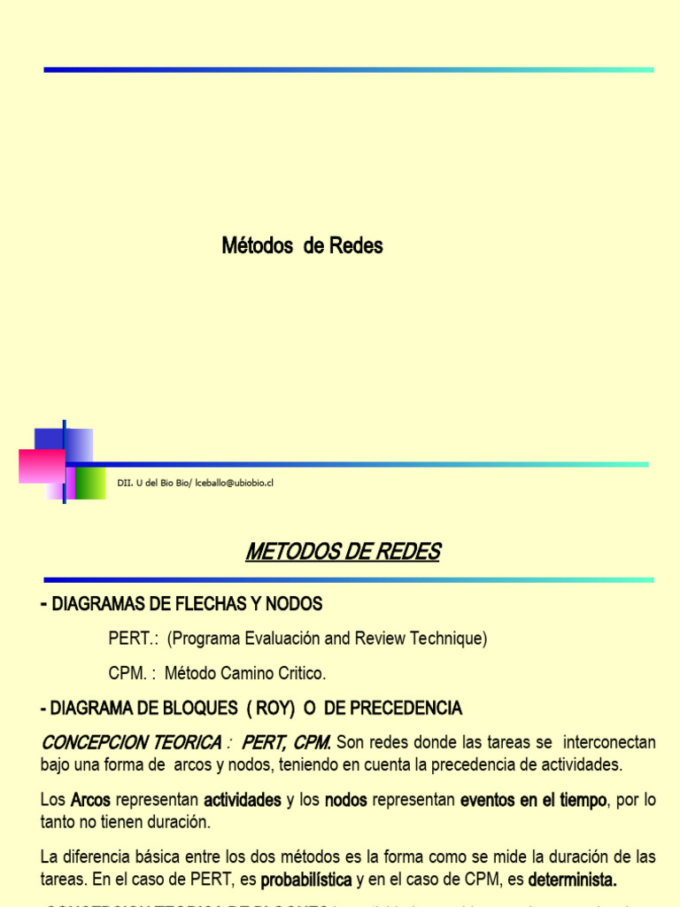 Clase N° 11 Metodos de Redes-1 | PDF