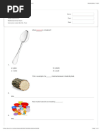 Natural vs. Man-made Materials Worksheet | PDF | Science & Mathematics