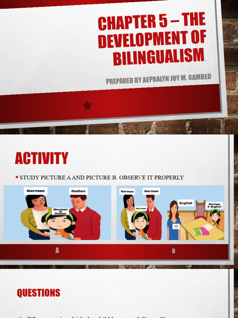Cambed PPTReport Chap5 | PDF | Multilingualism | Second Language